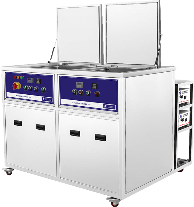 Ultrasonic cleaning + drying